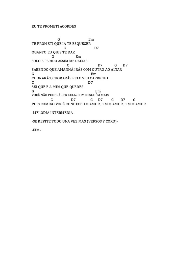 EU TE PROMETI ACORDES.pdf | PDF