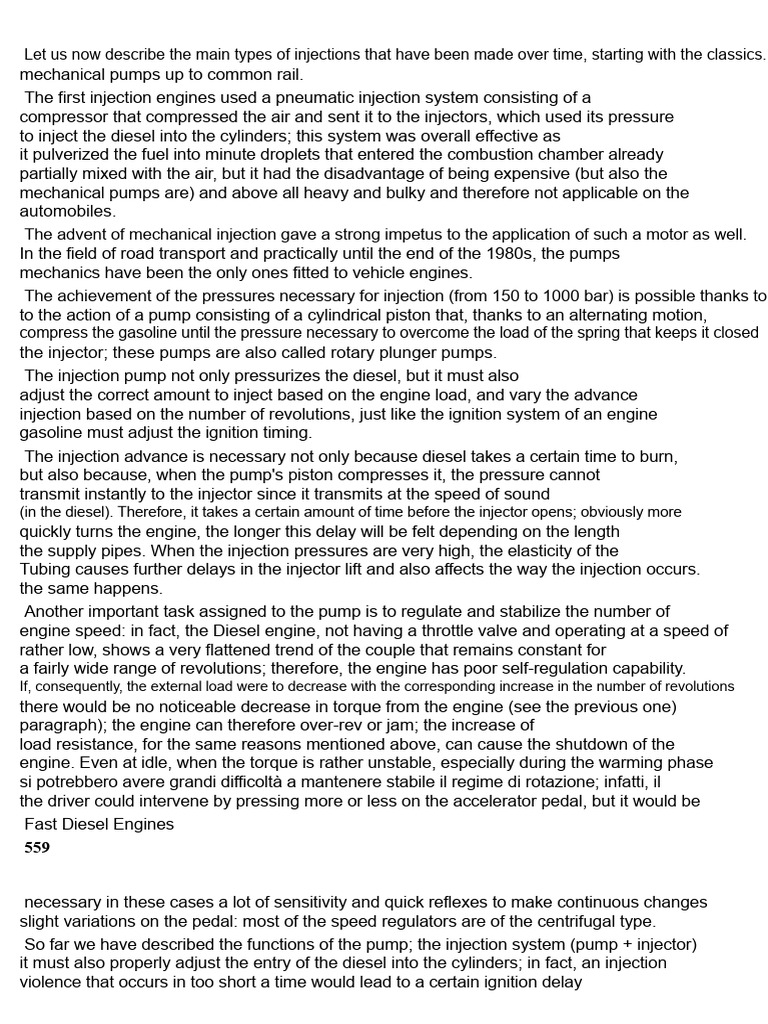 Inline and Rotary Injection Pump | PDF | Diesel Engine | Fuel Injection