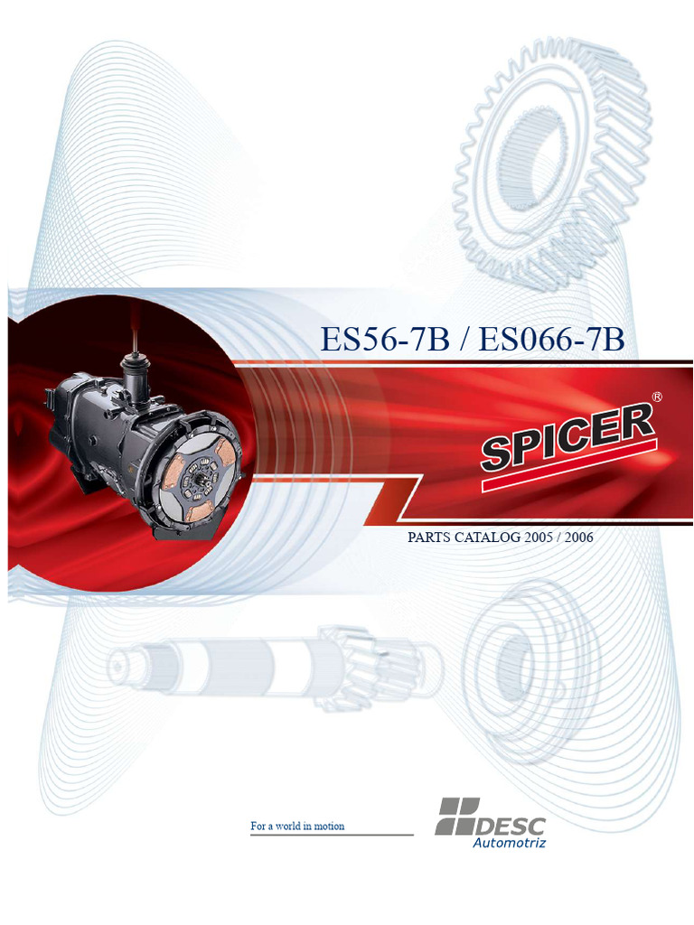 Spicer Parts Catalog Es567b | PDF | Clutch | Arrow