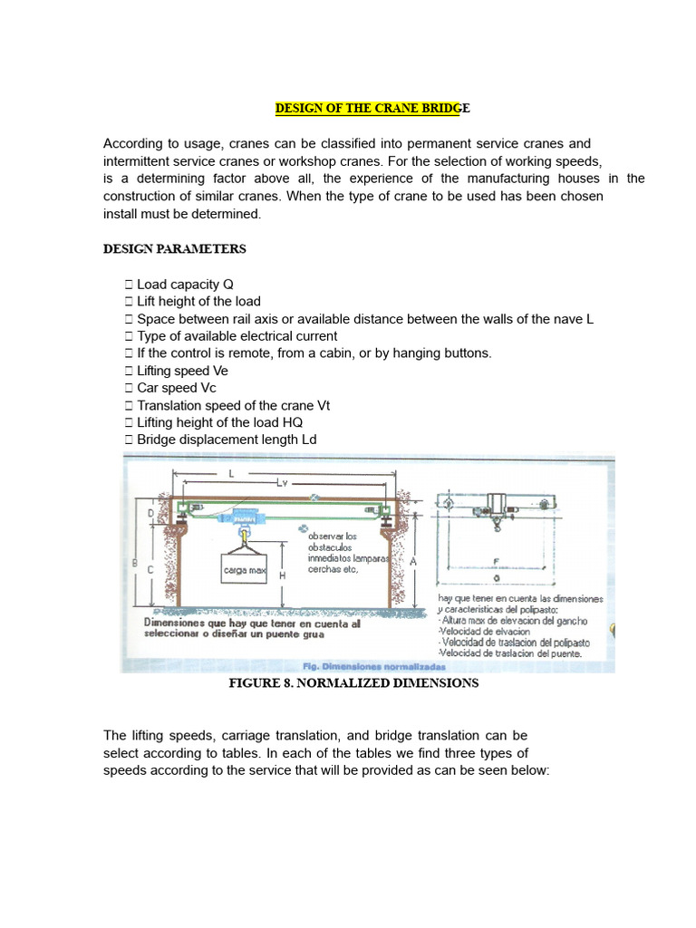 Crane Bridge Design and Calculations | PDF | Crane (Machine) | Beam ...