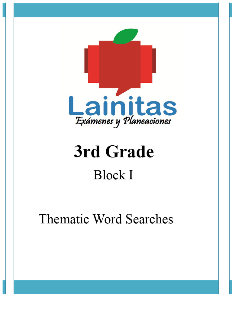 3rd Grade - Block 1 - Word Search | PDF | Circulatory System | Human Body