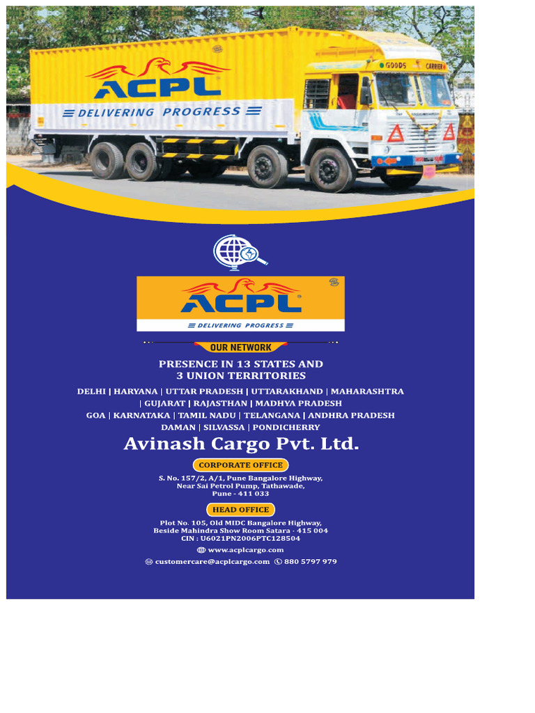 Alamat Cabang ACPL di Delhi | PDF