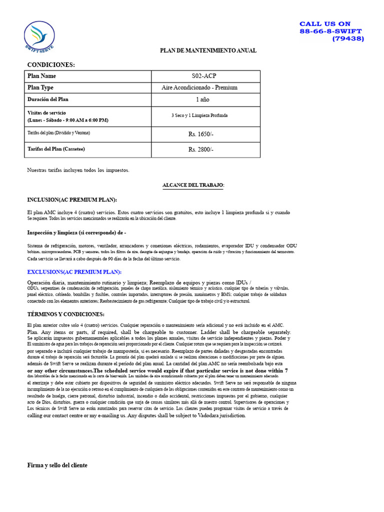AC - PLAN AMC - (02-Mar-20) (División y Cas) | PDF | Ingeniería mecánica