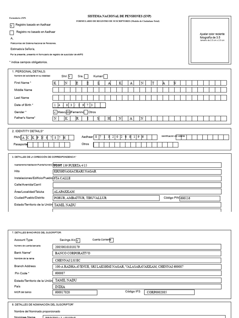eNPSForm PDF | PDF | Bancos | Industrias de servicio
