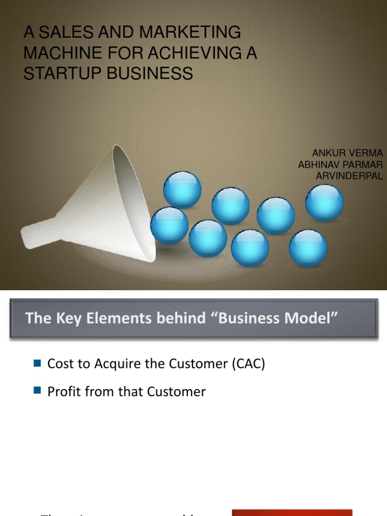 Startup Sales & Marketing Blueprint | PDF | Sales | Search Engine Marketing