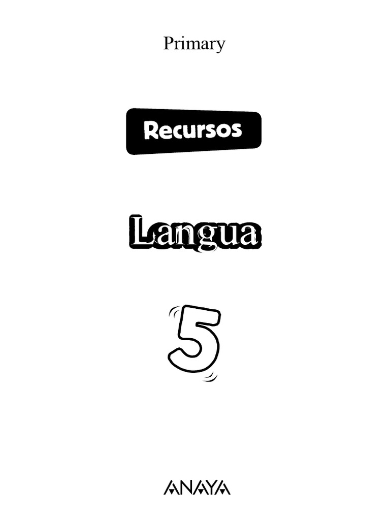 Anaya language resources 5th grade | PDF | Linguistics