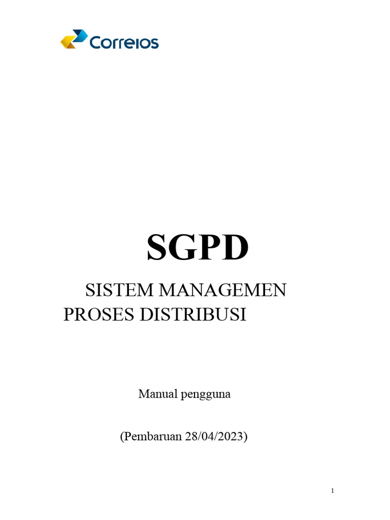 Manual Pengguna SGPD | PDF