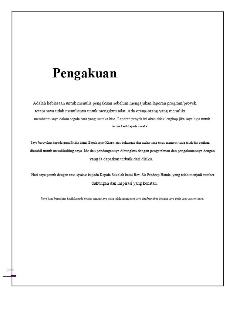 PROYEK PENYELIDIKAN FISIKA.docx | PDF