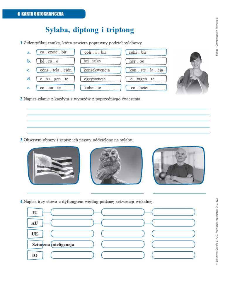 FA - Syllaba, Dyftong I Tryptong | PDF
