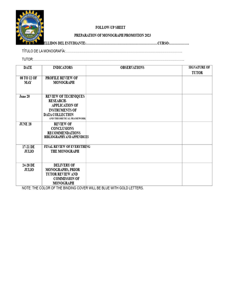 MONOGRAPH TRACKING SHEET 2023.pdf | PDF