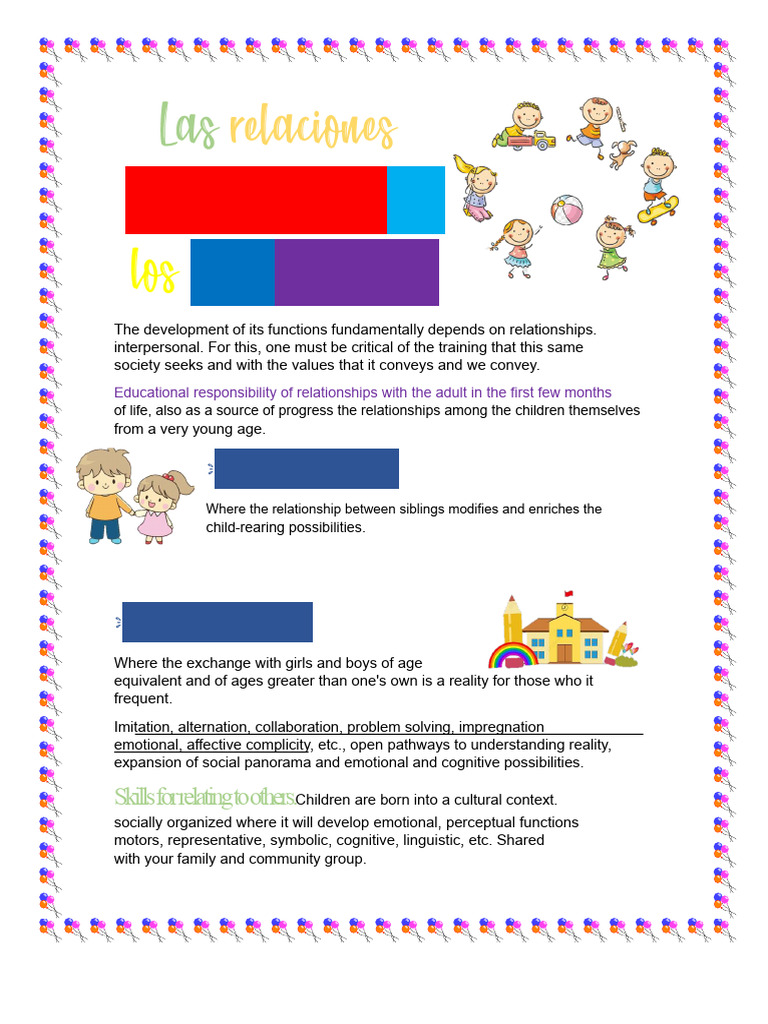 Importance of Interpersonal Relationships in Child Development | PDF ...