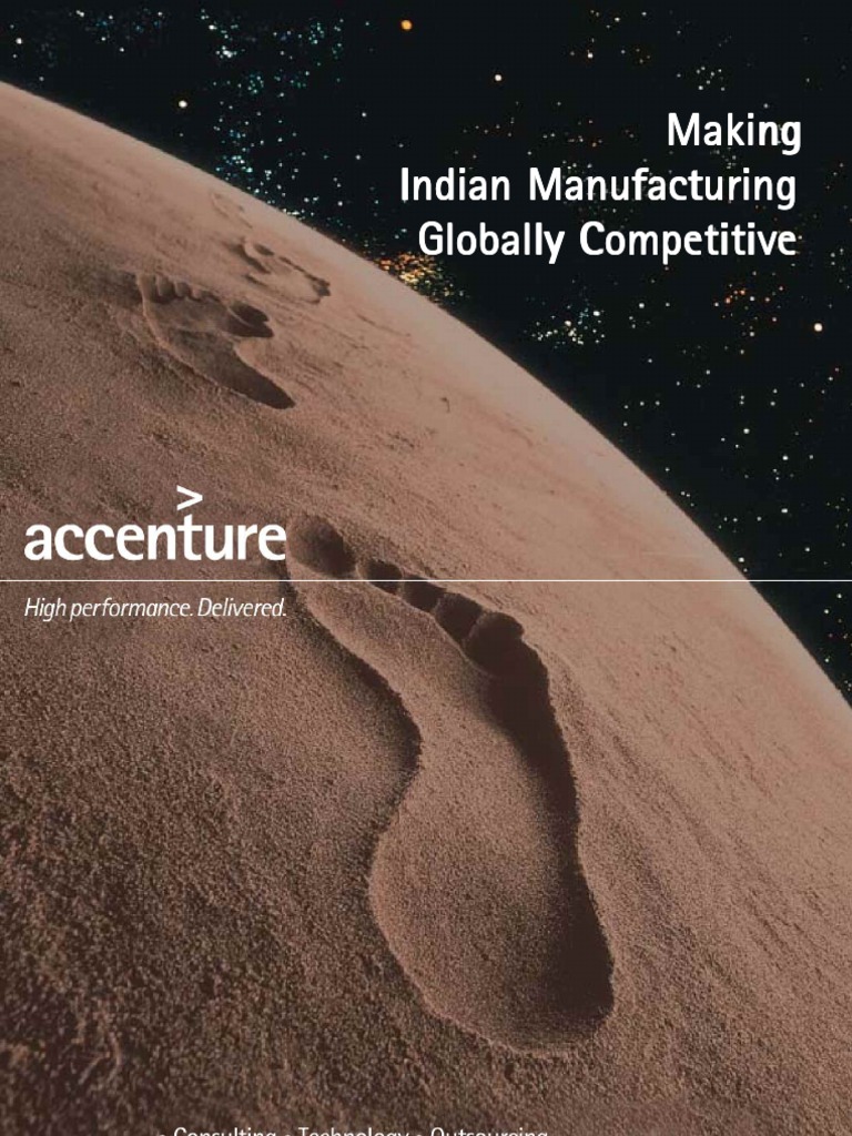 Accenture Research Indian Manufacturing | PDF | Competitiveness ...