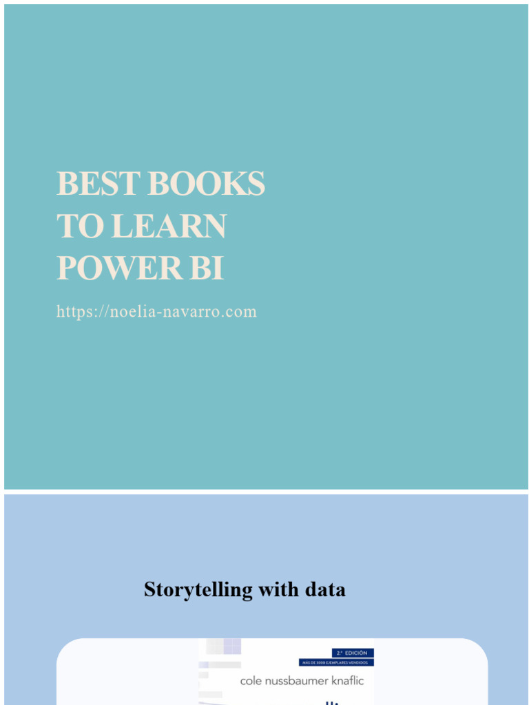 Best Books On Power BI 1659447840 | PDF