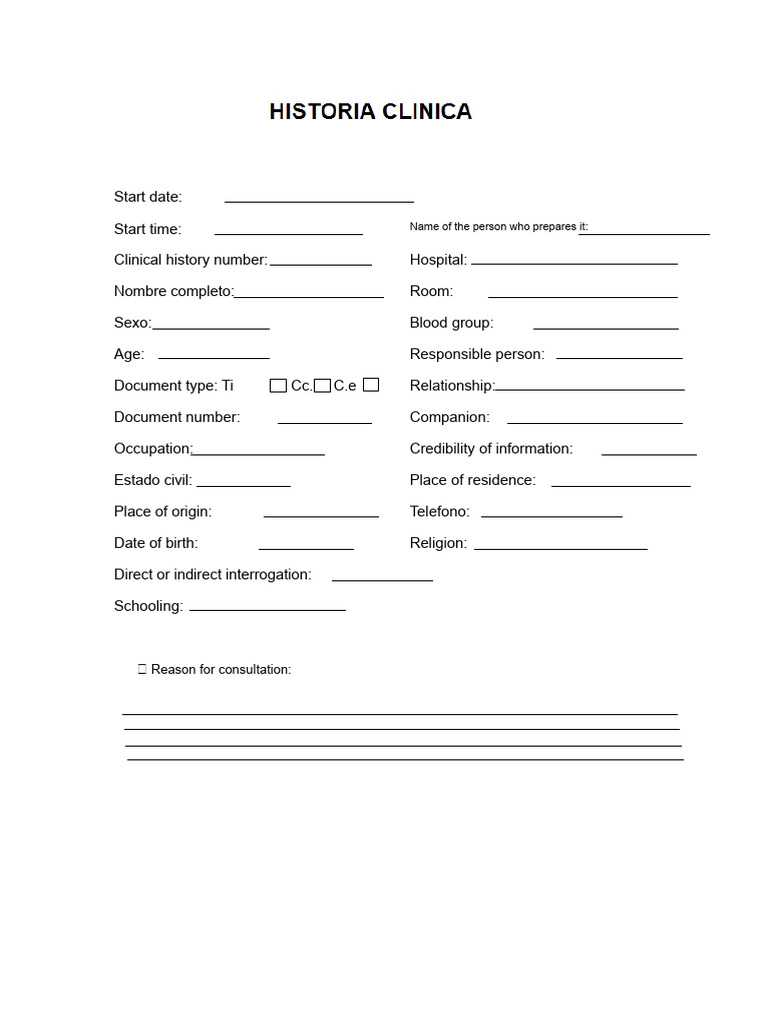 Comprehensive Patient Medical History | PDF | Pulse | Joint