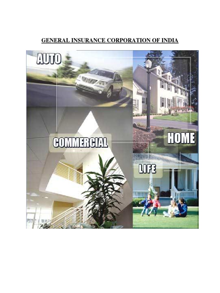 General Insurance Corporation of India | PDF | Insurance | Financial ...