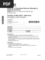 AQA 16-Page Answer Booklet Guide | PDF