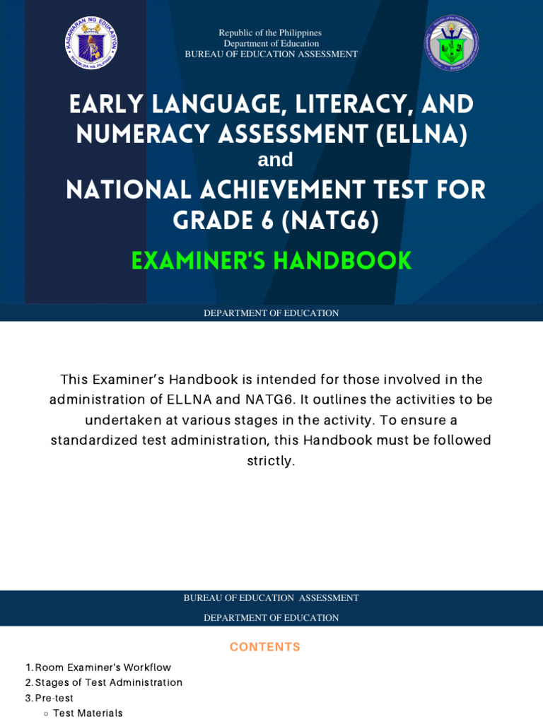 Ellna Natg6 Examiner S Handbook | PDF