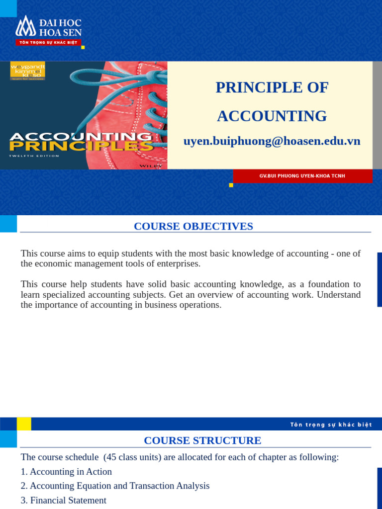 C0. Principle of Accounting | PDF | Accounting