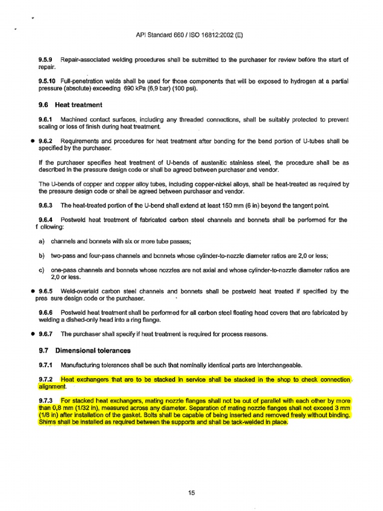 API660 Heat Exchaner | PDF | Heat Treating | Heat Exchanger