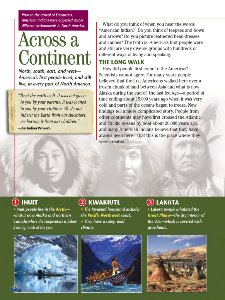 First Americans Textbook Pages | PDF | Ancestral Puebloans | Inuit