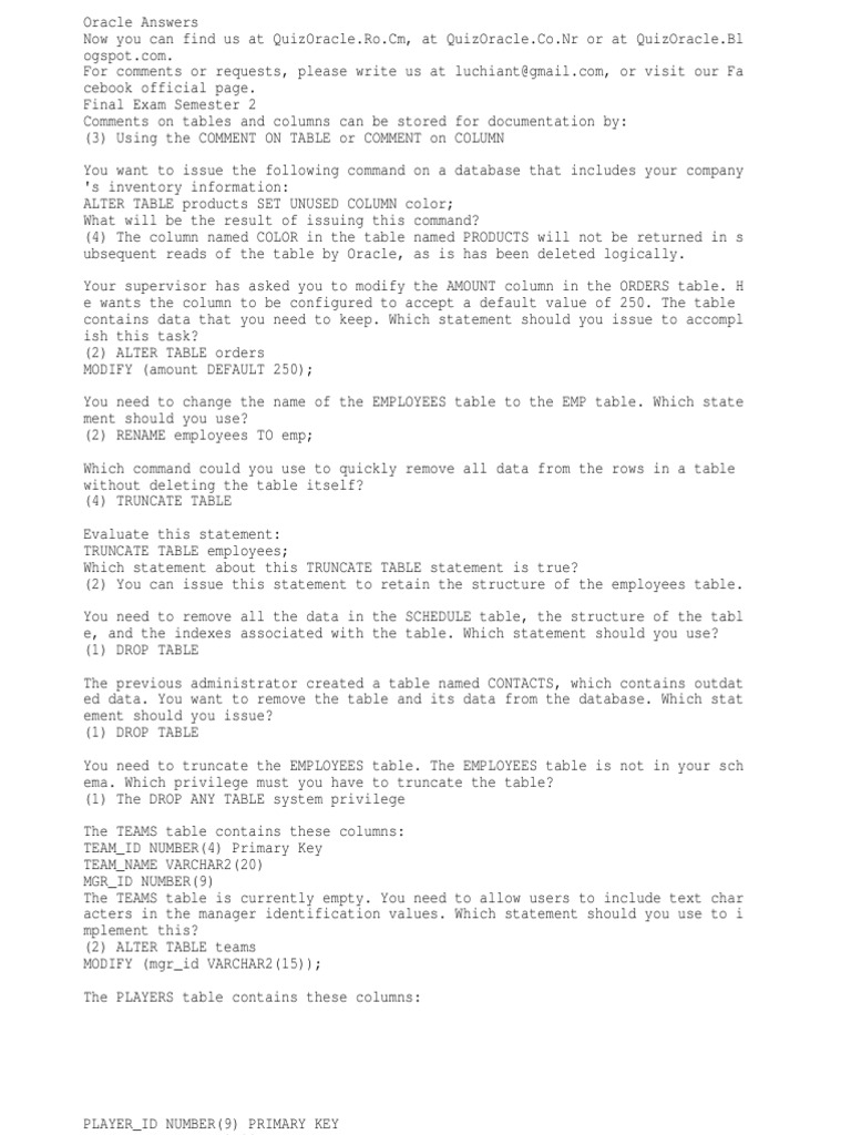 Untitled | PDF | Database Index | Table (Database)