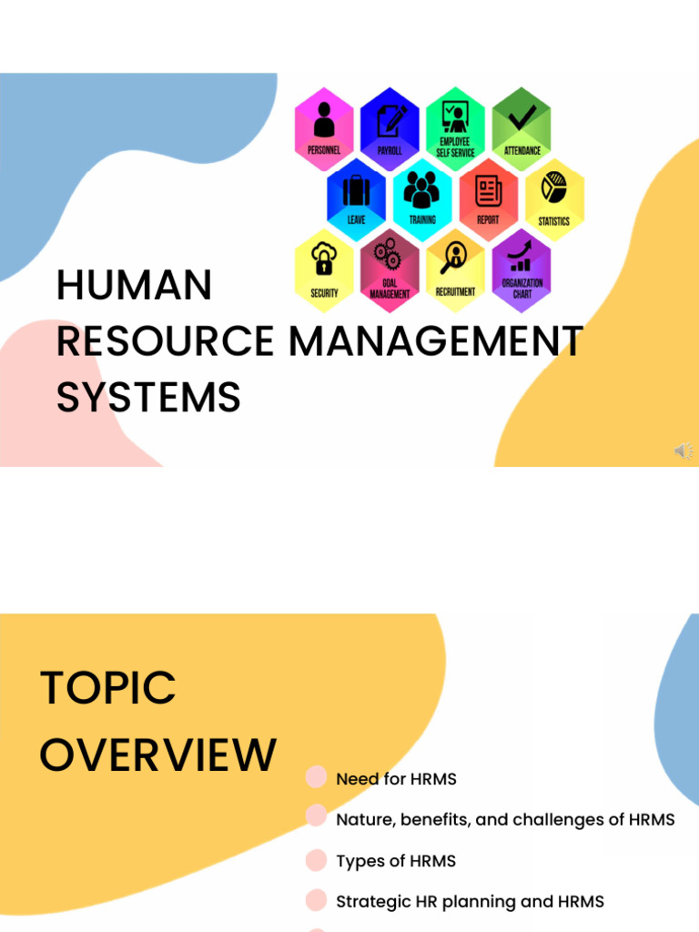 Overview of Human Resource Management Systems | PDF | Human Resource ...