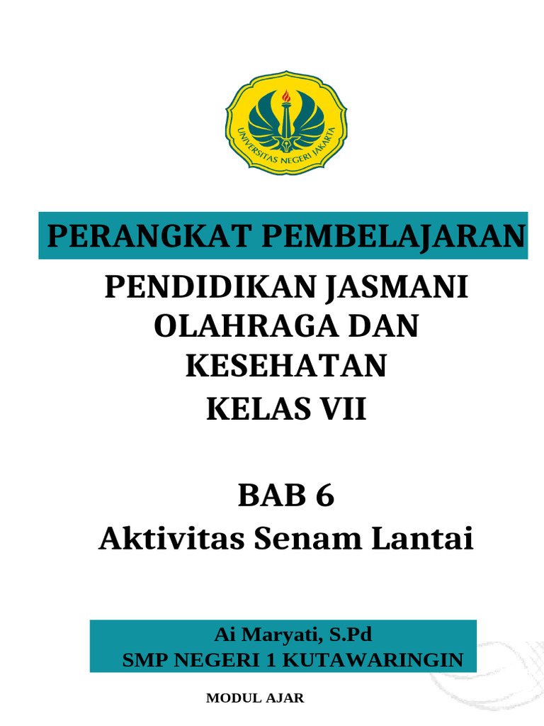 Perangkat Pembelajaran Ai Maryati Universitas Negeri Jakarta | PDF