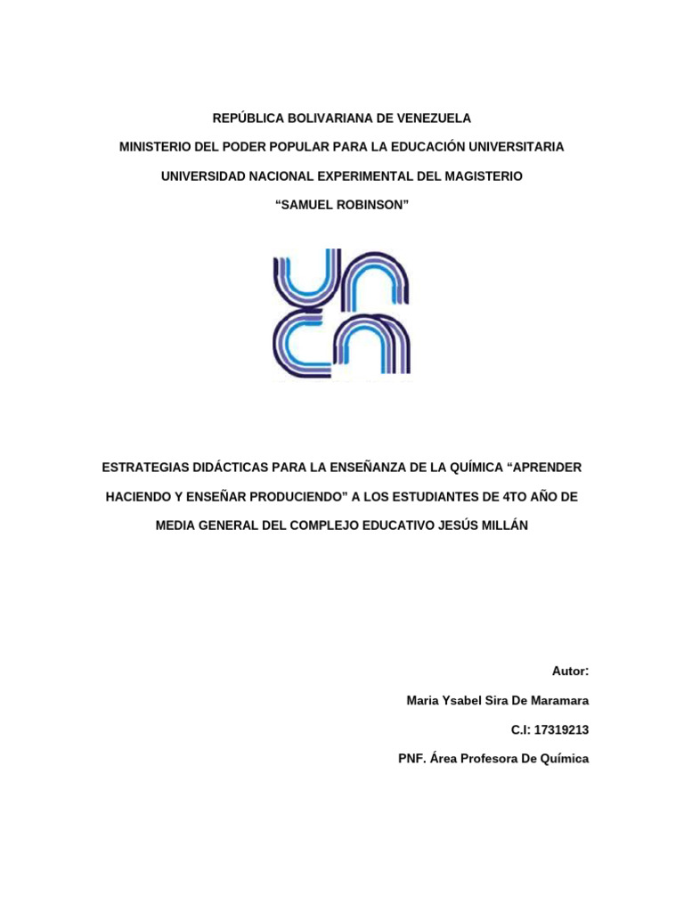 Proyecto Maria Sira | PDF | Laboratorios | Aprendizaje