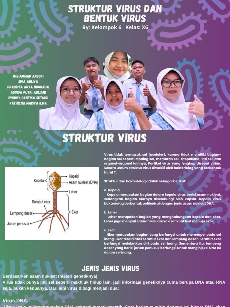 Kel 6 Jenis Dan Bentuk Virus | PDF