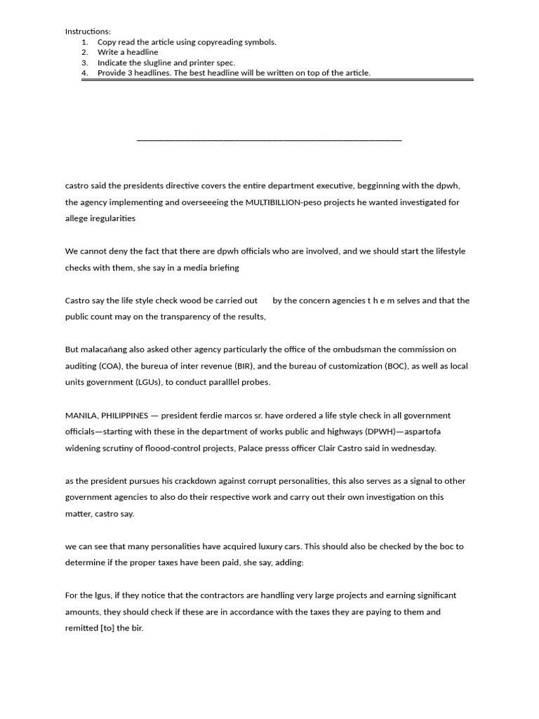 CRHW DSPC Activity Sheets 2 | PDF | Philippines | Government