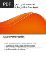 Sifat dan Grafik Logaritma Natural | PDF