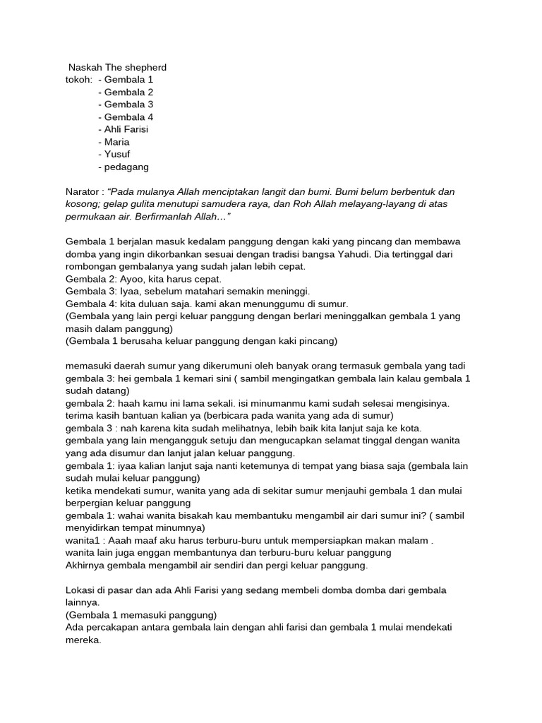 Naskah Shepherd Final | PDF