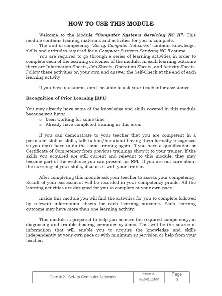 Coc2 - How To Use This Module | PDF | Computing