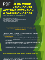 DPWH Work Suspension and Time Extension | PDF | Business