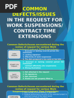 DPWH Work Suspension and Time Extension | PDF | Business