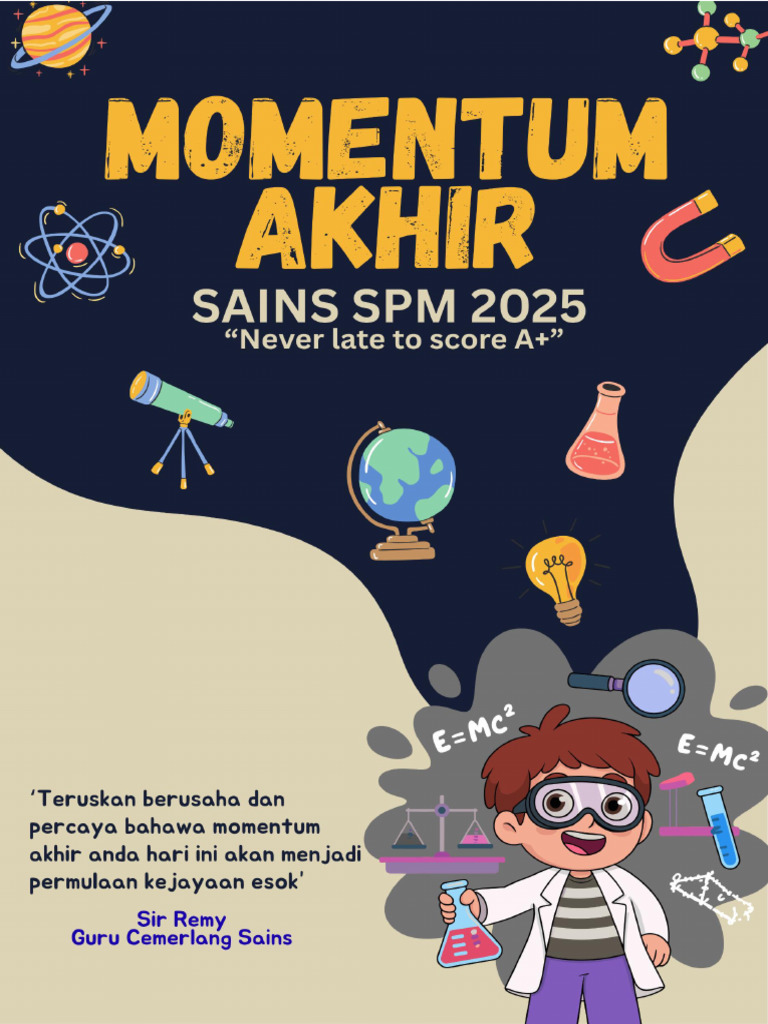 Skema Modul Momentum Sains SPM 2025 | PDF