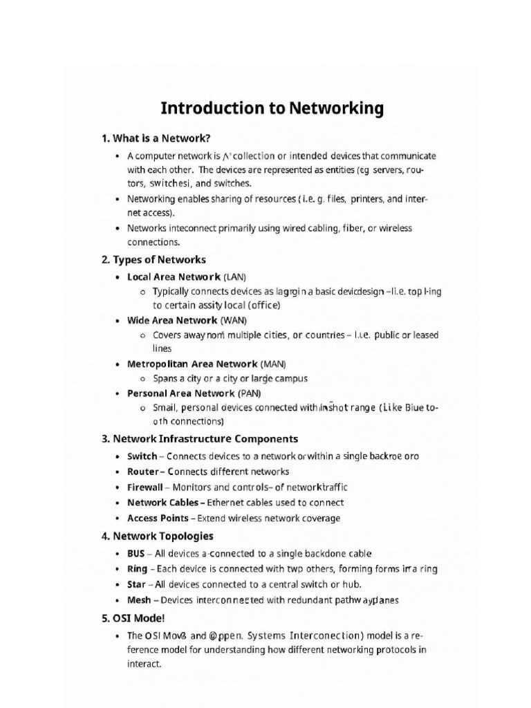 Intro To Networking | PDF