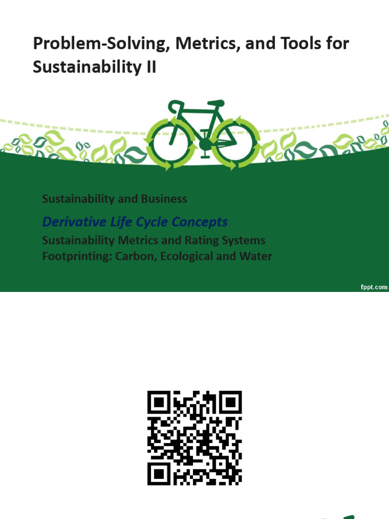 Sustainability Metrics and Business Tools | PDF | Carbon Footprint ...