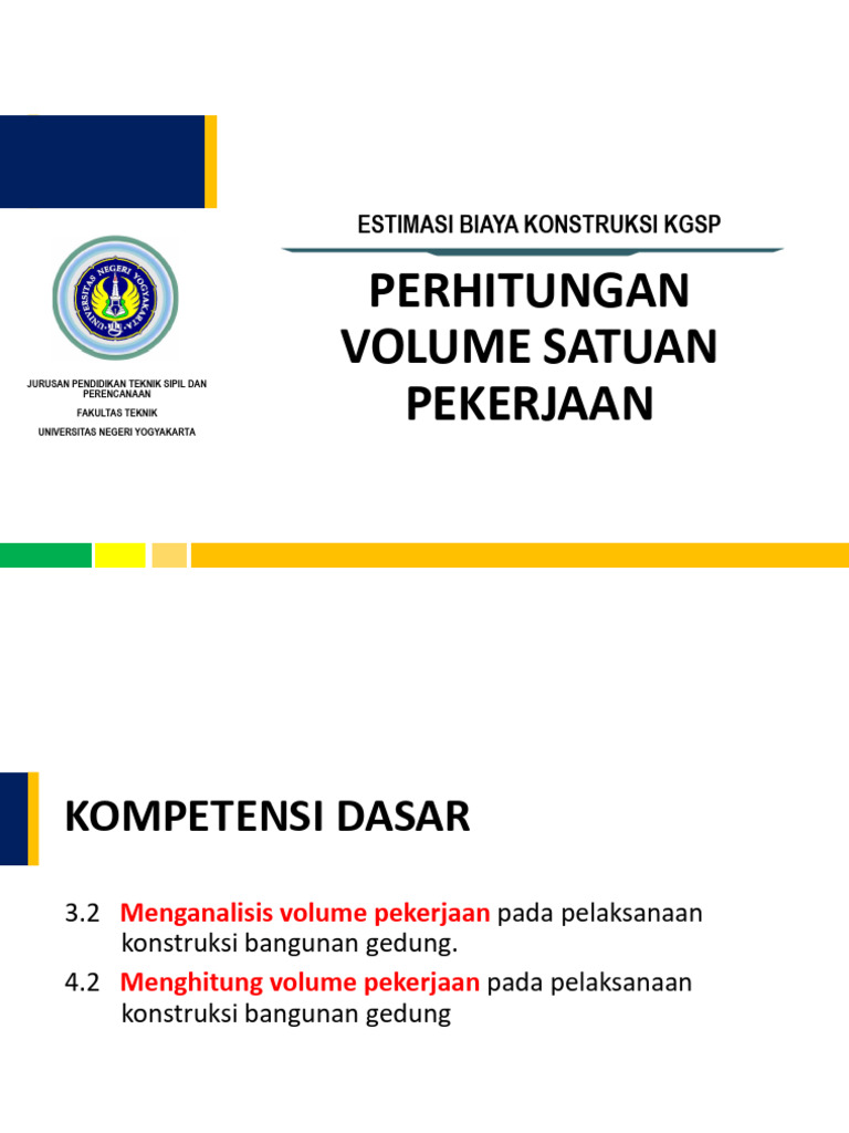 Perhitungan Volume | PDF