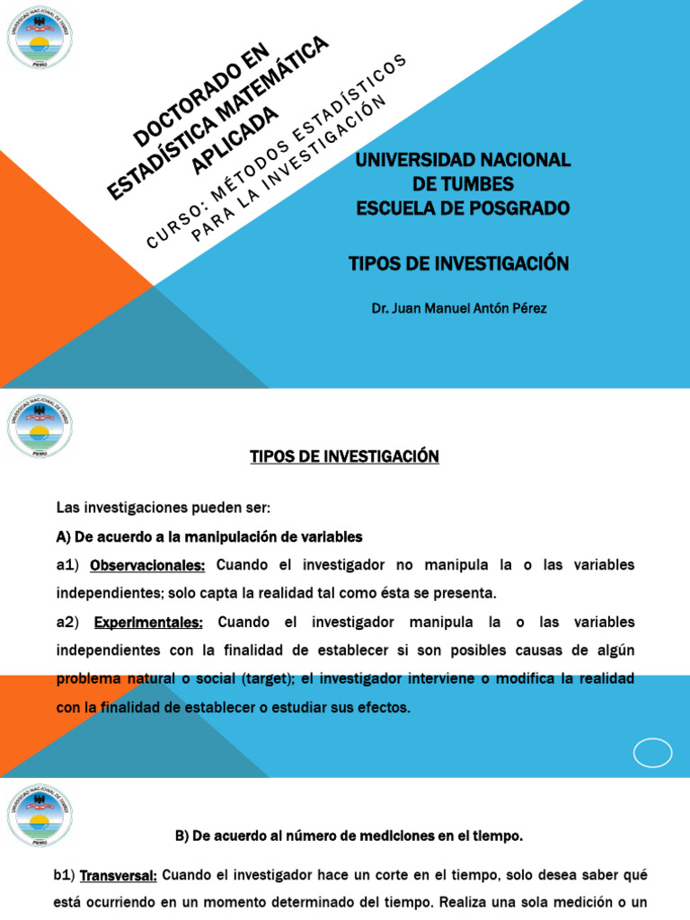 2° TIPOS DE INVESTIGACIÓN Y FASES DE LOS ENSAYOS CLÍNICOS | PDF | Teoría | Experimentar