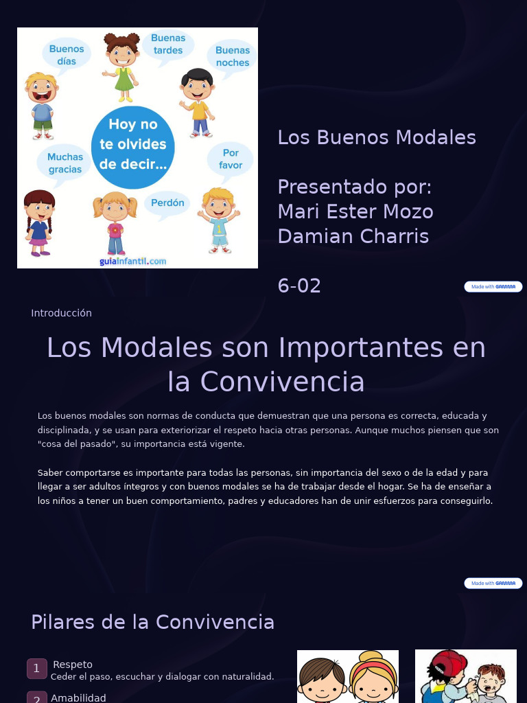 La Importancia de Los Buenos Modales | PDF