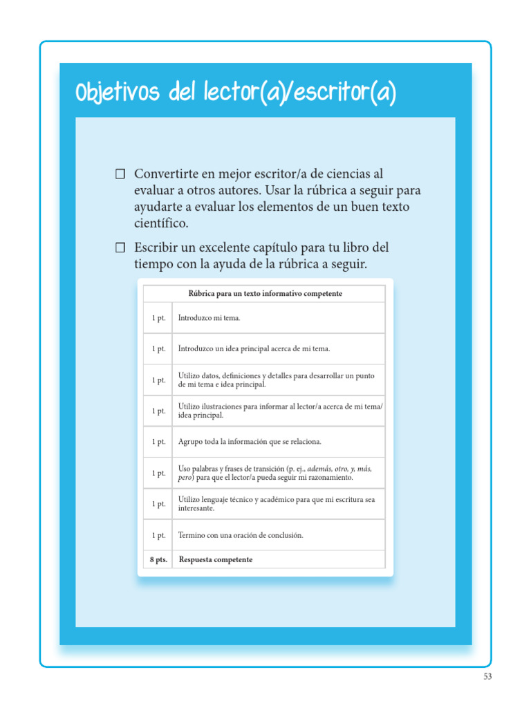 Rubric Informative Writing | PDF