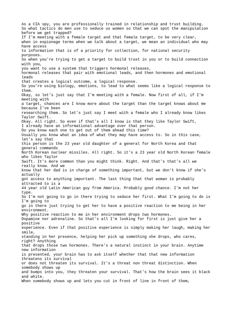 CIA Spy Men DON'T Want You Knowing This! - Seduction Tactics Women ALWAYS Fall for.. - Lisa ...