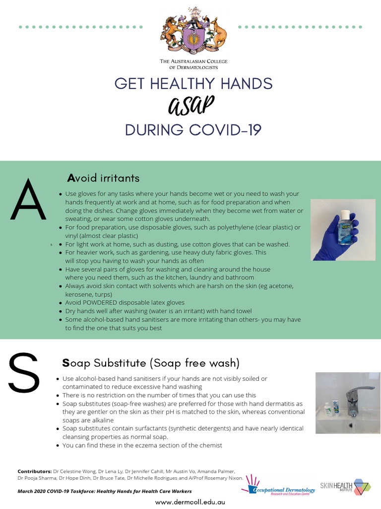 Icd Hcw Long Poster | PDF | Topical Medication | Dermatitis