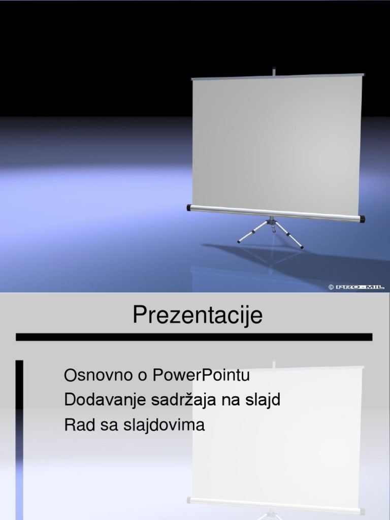 Power Point Prezentacija 1 | PDF