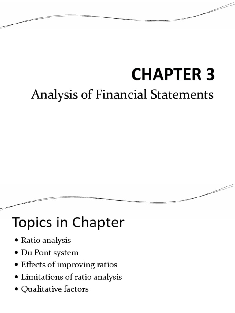 Lecture Slides - Chapter 03 | PDF | Balance Sheet | Return On Equity