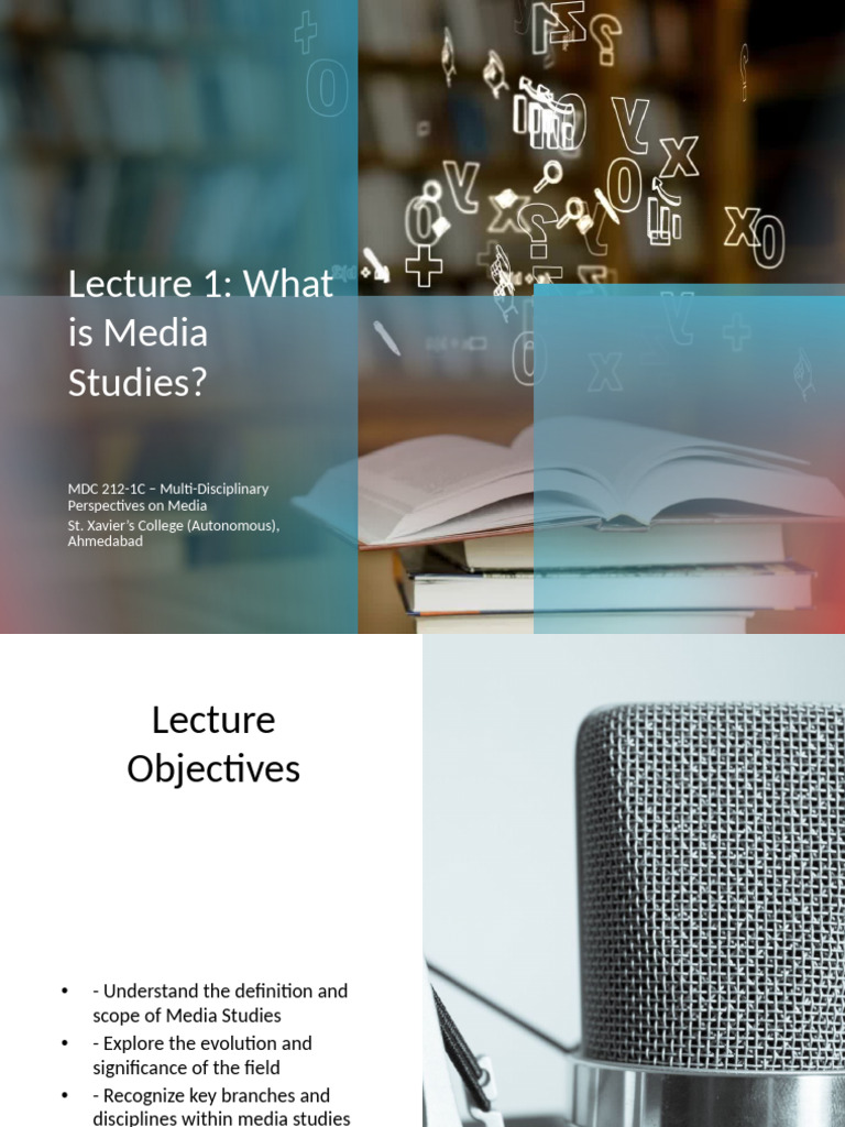 Introduction to Media Studies Overview | PDF