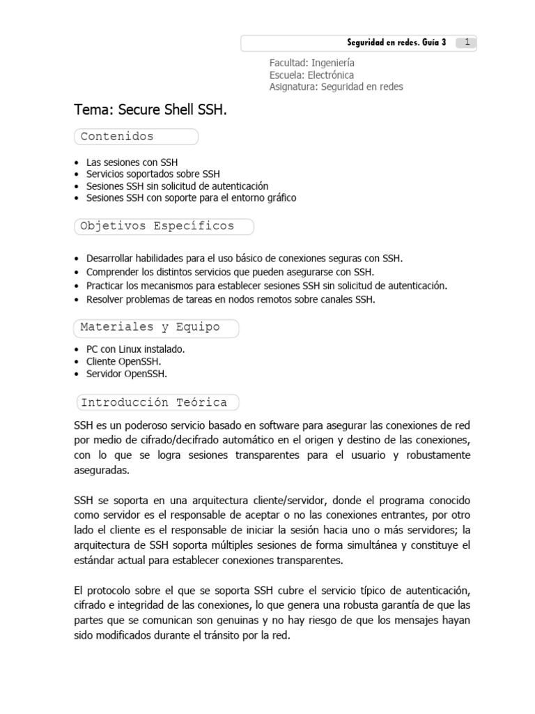 Guia 3 | PDF | Cubierta segura | Autenticación