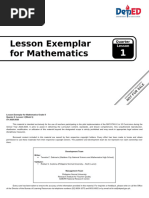 Q4 - LE - Mathematics 8 - Lesson 4 - Week 4 | PDF