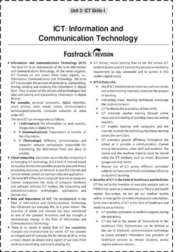 ICT Skill | PDF